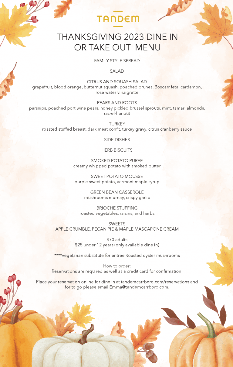 Light Fare – Tandem Carrboro